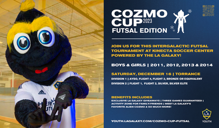 REGISTER YOUR TEAM FOR THE 2023 LA GALAXY COZMO CUP: FUTSAL EDITION ...