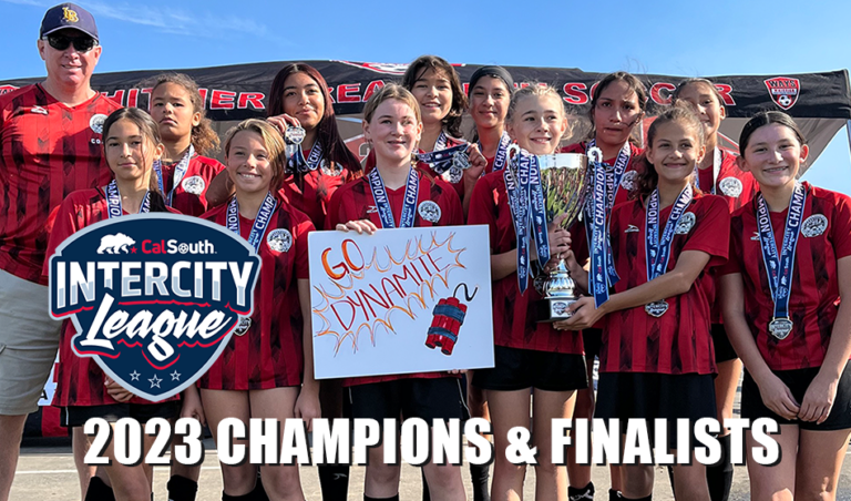 2023 Cal South InterCity League Champions & Finalists - Cal South