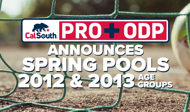 Cal South Pro+ ODP Announces Training Pools for Spring 2024 for the ...