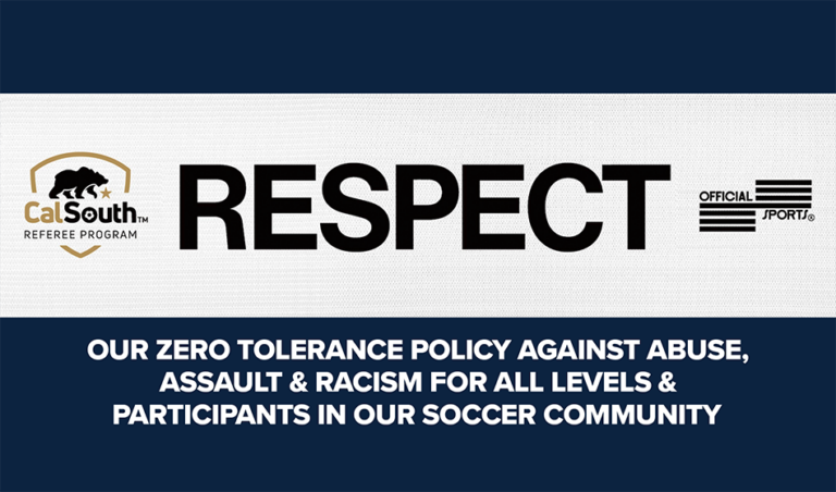 Cal South's Zero Tolerance Policy Against Abuse, Assault & Racism