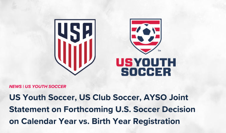 USYS Statement on Forthcoming U.S. Soccer Birth Year Decision