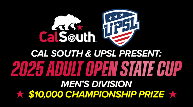 2025 Adult Open State Cup presented by Cal South & UPSL