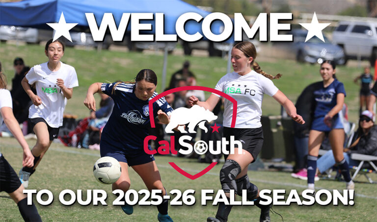 Welcome to Cal South's Fall 2025-26 Soccer Season!